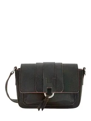 Hogan Tassel-detail Shoulder Bag - Black
