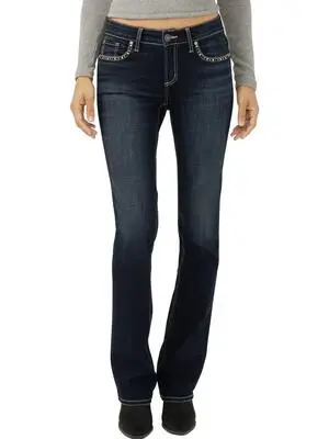 SILVER JEANS CO. Elyse Slim Bootcut Jeans - Aurora