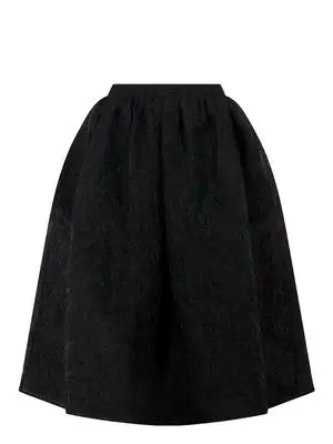 Cecilie Bahnsen Patterned Jacquard Skirt - Black