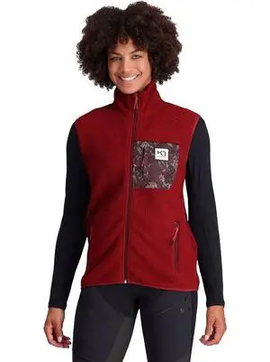 Kari Traa Rothe Fleece Vest - Rouge