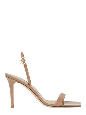 GIANVITO ROSSI Ribbon Stiletto 85 Sandal - Nude