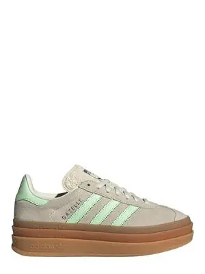 Adidas Gazelle Bold Sneakers - Wonder White/semi Green Spark/cream White