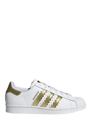 Adidas Superstar Sneakers - Cloud White/matte Gold/core Black