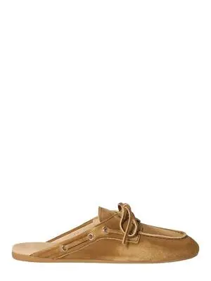 Miu Miu Faded Suede Mules - Cinnamon