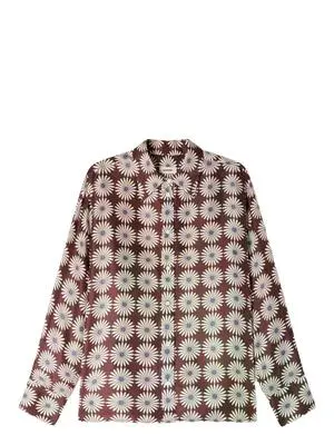 Sandro Floral-print Buttoned Shirt - Brown