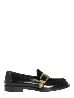 Roberto Festa Lira Pony Skin Loafers - Black