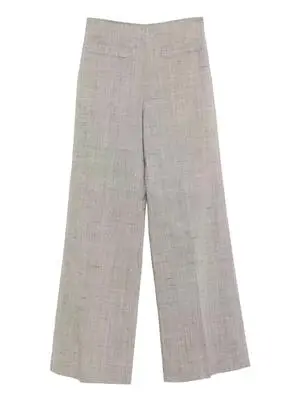 Sandro Wide Leg Trousers - Grey