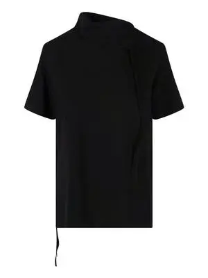 Yohji Yamamoto Tie-side T-shirt - Black
