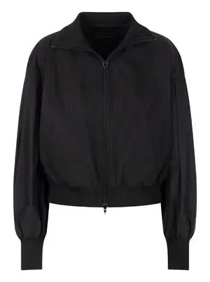 Yohji Yamamoto Zip-up Bomber Jacket - Black