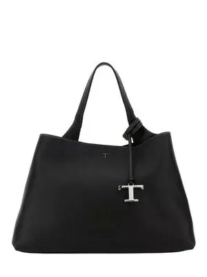 TOD'S Leather Tote Bag - Black