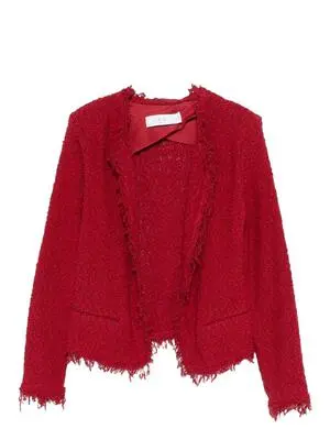 IRO PARIS Shavani Cotton Jacket - Red