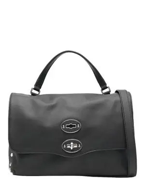 ZANELLATO Postina Saeta Small Leather Handbag - Black