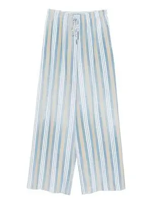 Ermanno Scervino Wide-leg Trousers - Sky Blue