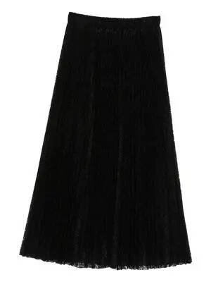 Ermanno Scervino Long Skirt - Black