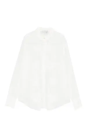 FORTE_FORTE Embroidered Shirt - White