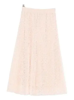 Ermanno Scervino Embroidered Long Skirt - Pink