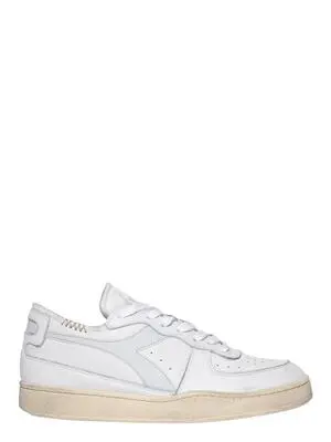 DIADORA Mi Basket Row Cut Sneakers - White