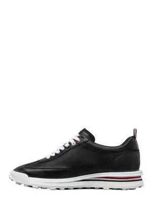 Thom Browne Lace-up Leather Sneakers - Black