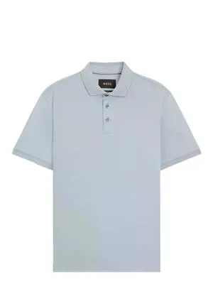 BOSS Buttoned Polo Shirt - Blue