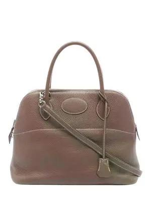 Hermès 2019 Taurillon Clemence Bolide 31 Satchel - Brown