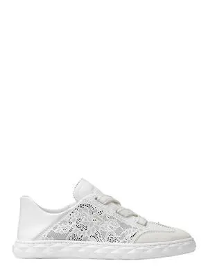 JIMMY CHOO Diamond Light Flex Low Top Sneakers - White