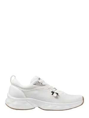 JIMMY CHOO Diamond Run Knit Jacquard Mix Trainers - V White Mix