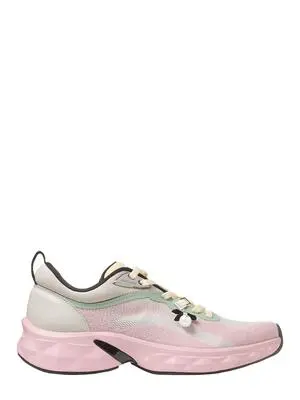 JIMMY CHOO Diamond Run Knit Jacquard Mix Trainers - V Moon/rose Mix