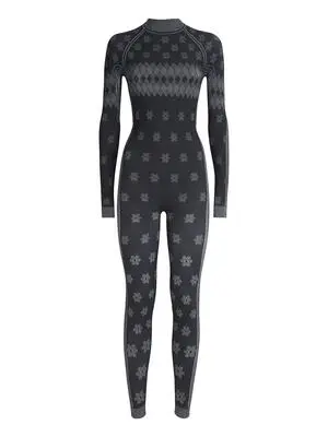 SKIMS First Layers High-Neck Jumpsuit Black