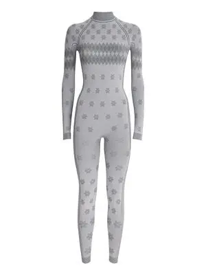 SKIMS First Layers High-neck Jumpsuit - Grey