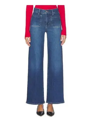 FRAME The Slim Palazzo Modernist Pocket Jeans Savior