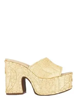 Raye Maeve Platform Sandal - Raffia