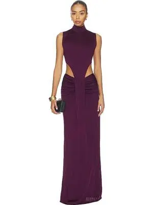 Nbd The Mohini Gown - Plum