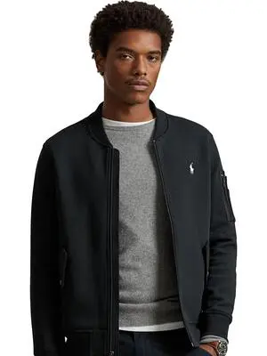 Ralph Lauren Double-knit Flight Jacket - Polo Black