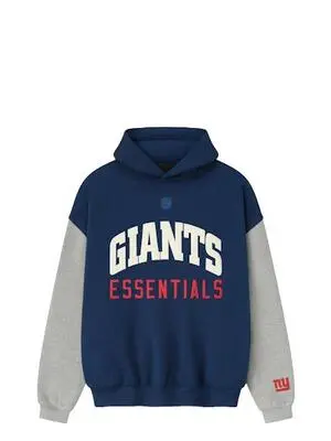 Fear Of God Essentials Giants Sport Hoodie - Blue Estate/concrete Heather