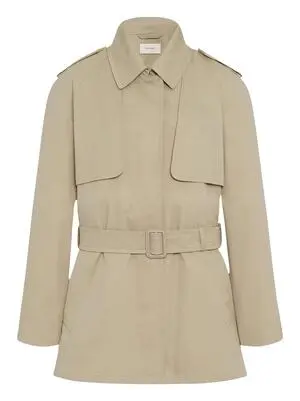 THE ROW Tavoris Cotton Trench Coat - Beige