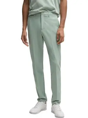 BOSS Slim Fit Commuter Pants - Open Green