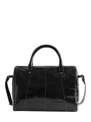 Zadig&Voltaire Sunny Vibe Medium Studded Shoulder Bag - Black