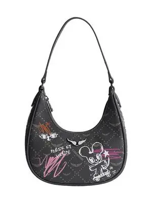 Zadig&Voltaire Z Night Out Monogram Shoulder Bag - Road