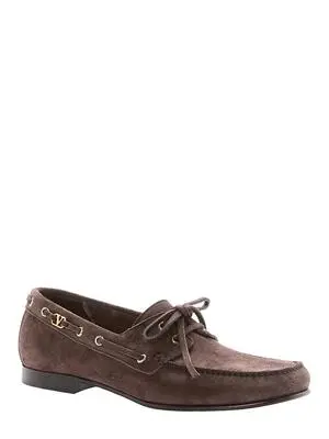 Valentino Garavani Leather Loafers - Brown