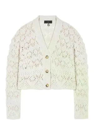 Alanui Lagoon Romance Buttoned Cardigan - White