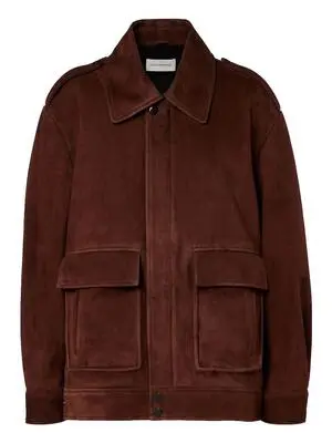 NOUR HAMMOUR Drey Suede Field Jacket