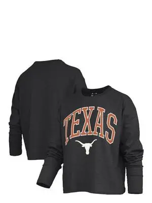 PRESSBOX Texas Longhorns Boxy Long Sleeve T-shirt - Black