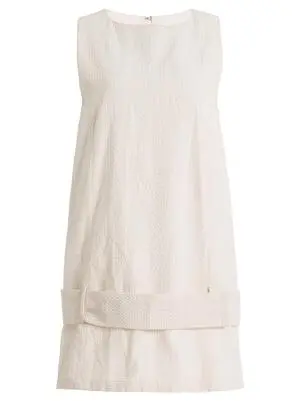 MARLIES GRACE Diana Embroidered Mini Dress - White
