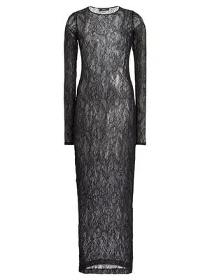 Wardrobe.NYC Lace Midi Dress - Black
