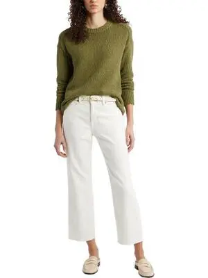 NORDSTROM Texture Crewneck Sweater