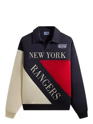 Kith For The New York Rangers Centennial Nelson Rugby - Black
