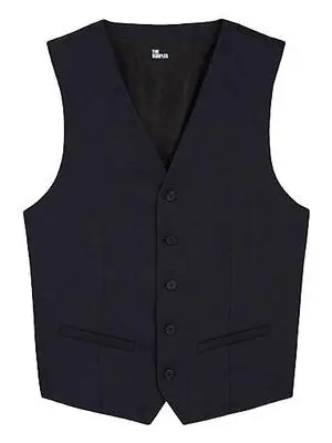 The Kooples Tailored Wool Waistcoat - Nav03