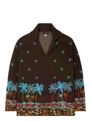 Alanui The Tale Of Hawaiian Palm-tree Shirt - Brown