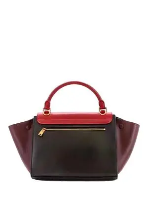Celine Tricolor Trapeze Large Satchel - Multicolour