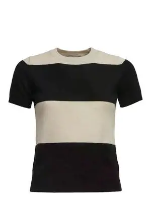 Max Mara Striped T-shirt - Black